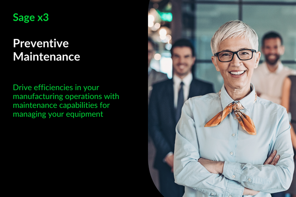 Sage X3 Preventive maintenance